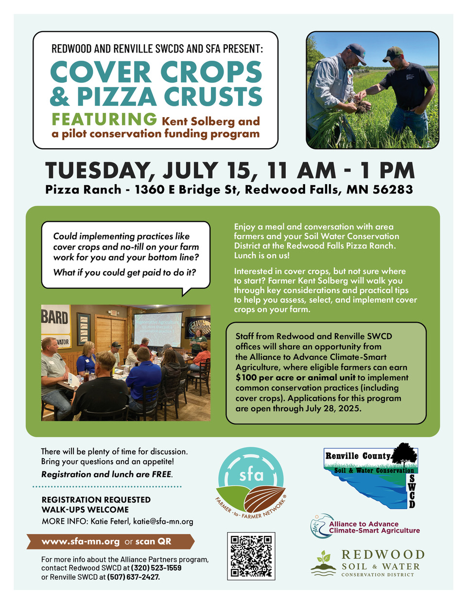 Cover Crops & Pizza Crusts - Sustainable Farming Association